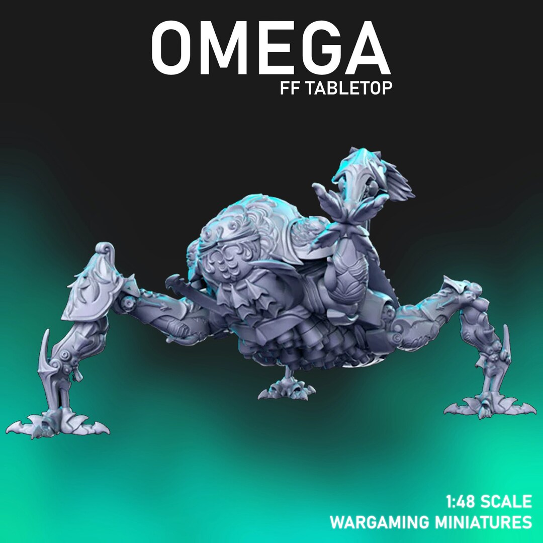 Omega Miniature (12-15cm Tall) - Rnestudio - FF Style Tabletop RPG ...