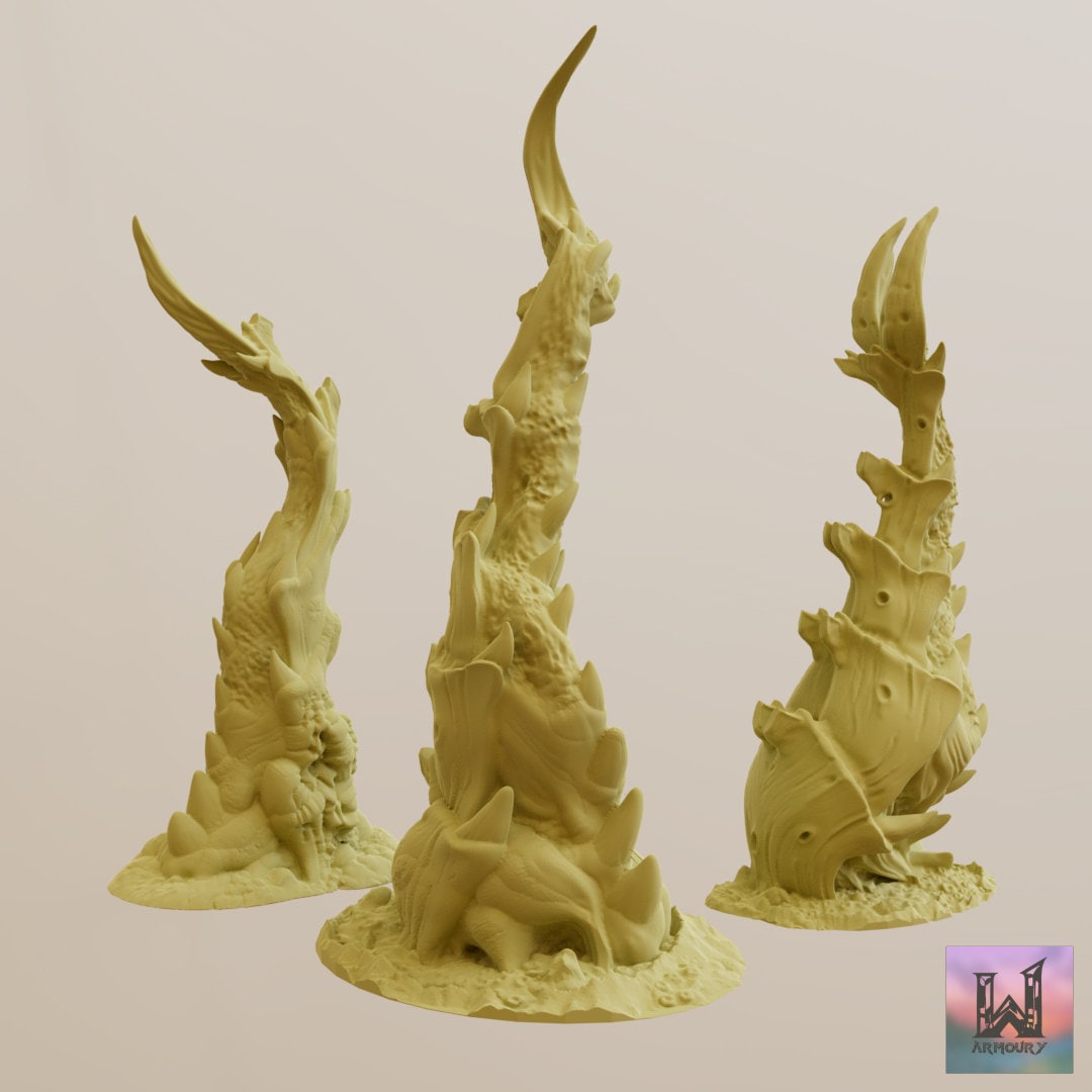 Space Alien Spire Terrain Set 12-14 by Alario Tabletop Dungeons and ...