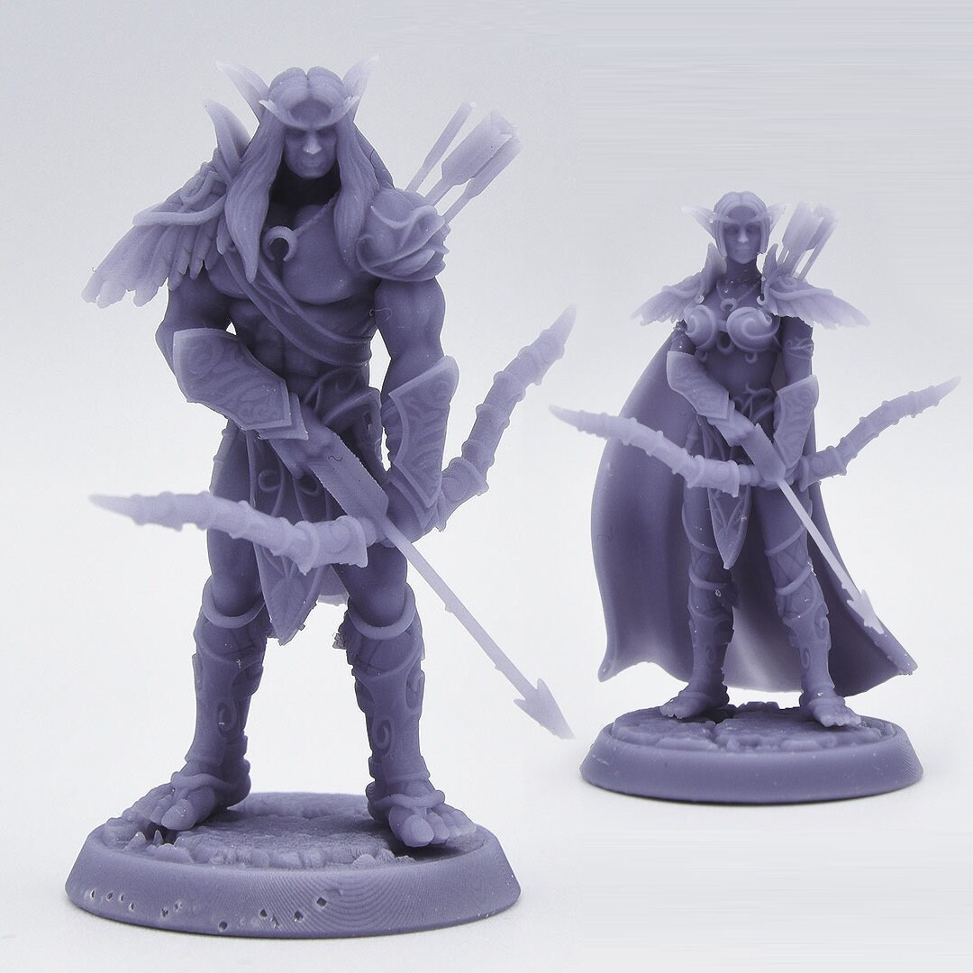 Night Hunters Miniatures 25mm Base My3dprintforge Tabletop Dungeons and ...