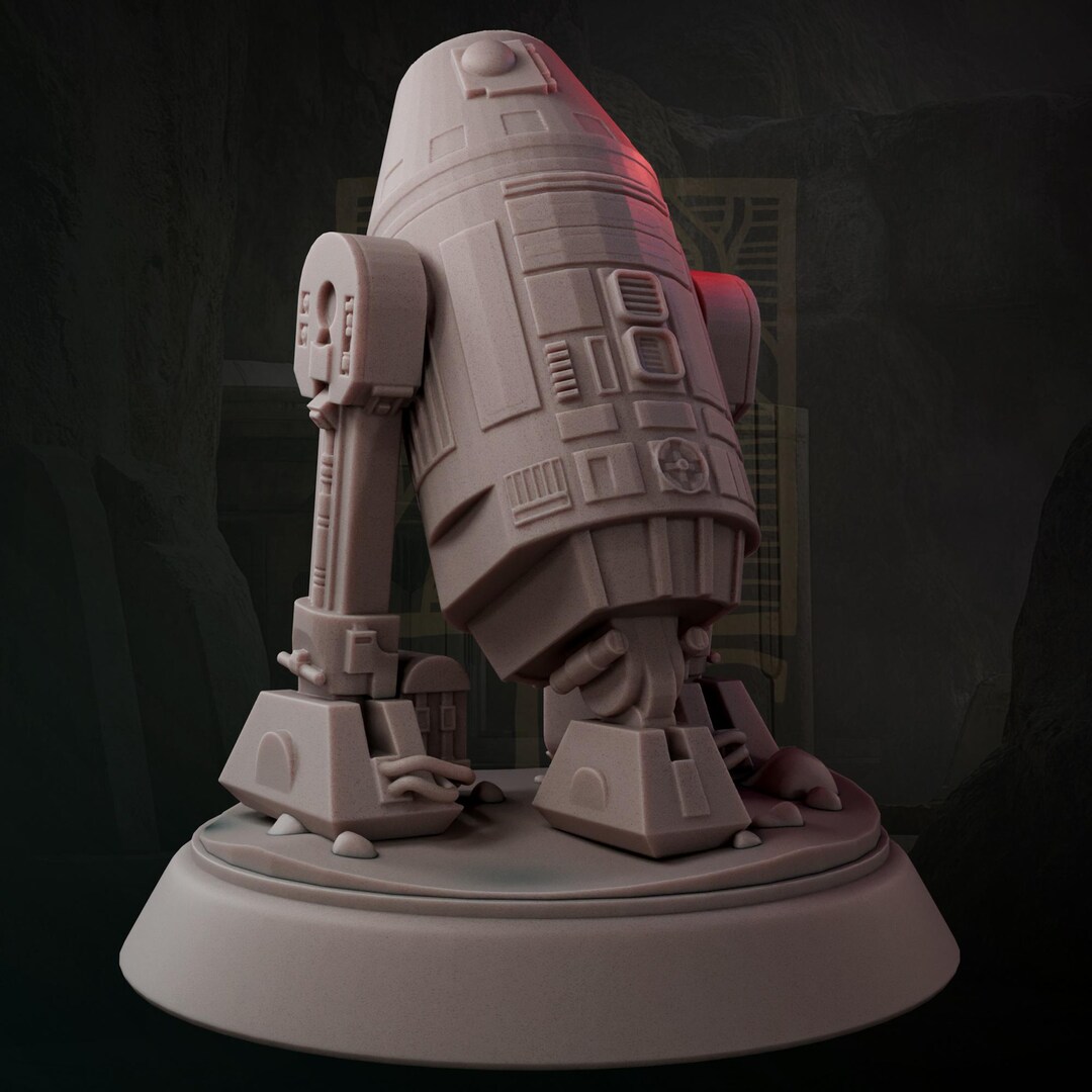 Astromech Droid - 28mm Base | Resin Sci-fi Repair Bot | Stealth Droid ...