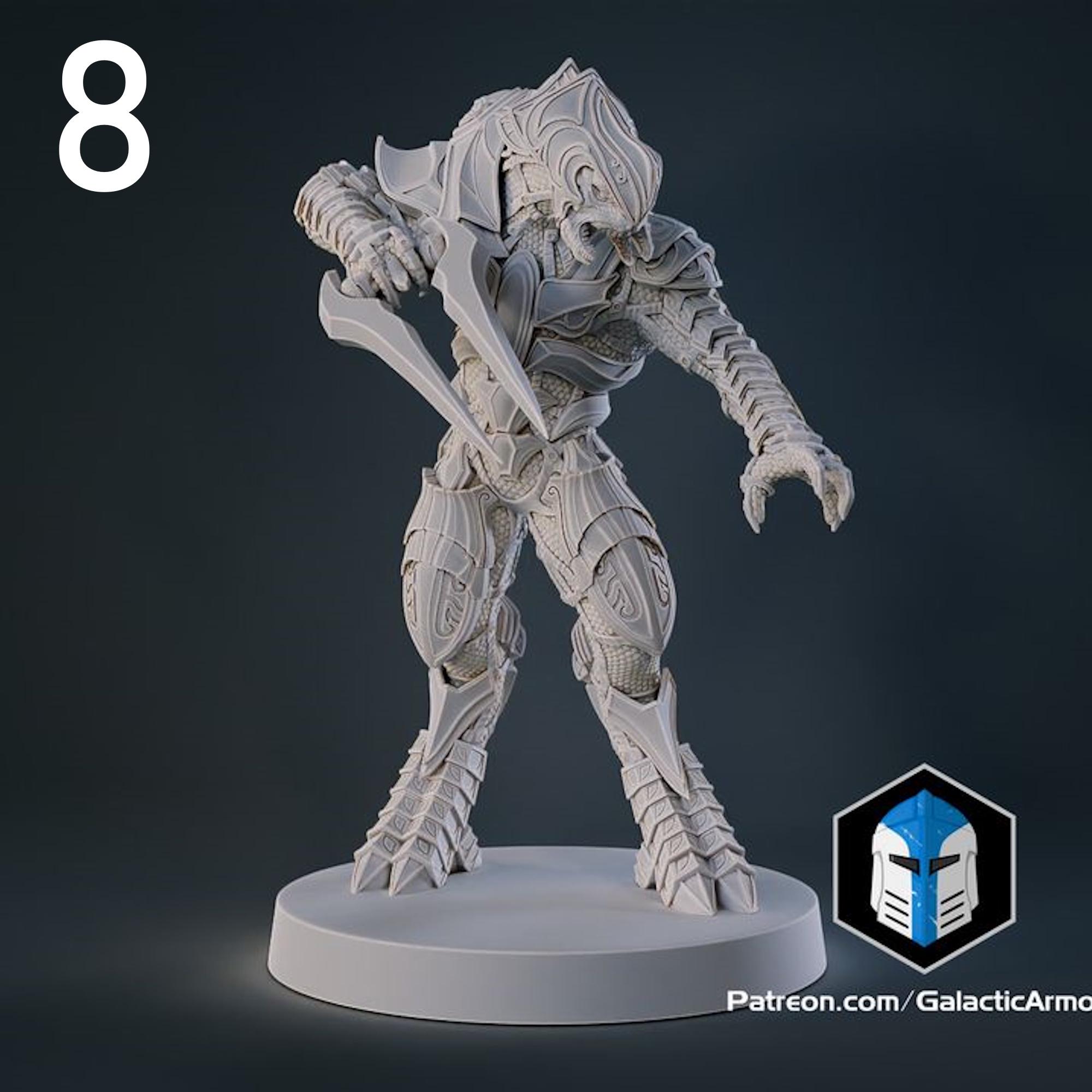 The Arbiterr 10 Poses Available Sci-fi Miniature Arbiter-inspired Elite ...