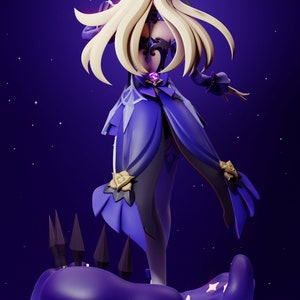 Fischl Resin DIY Figure Kit GRAYWORLDCORP UNPAINTED Genshin Impact ...