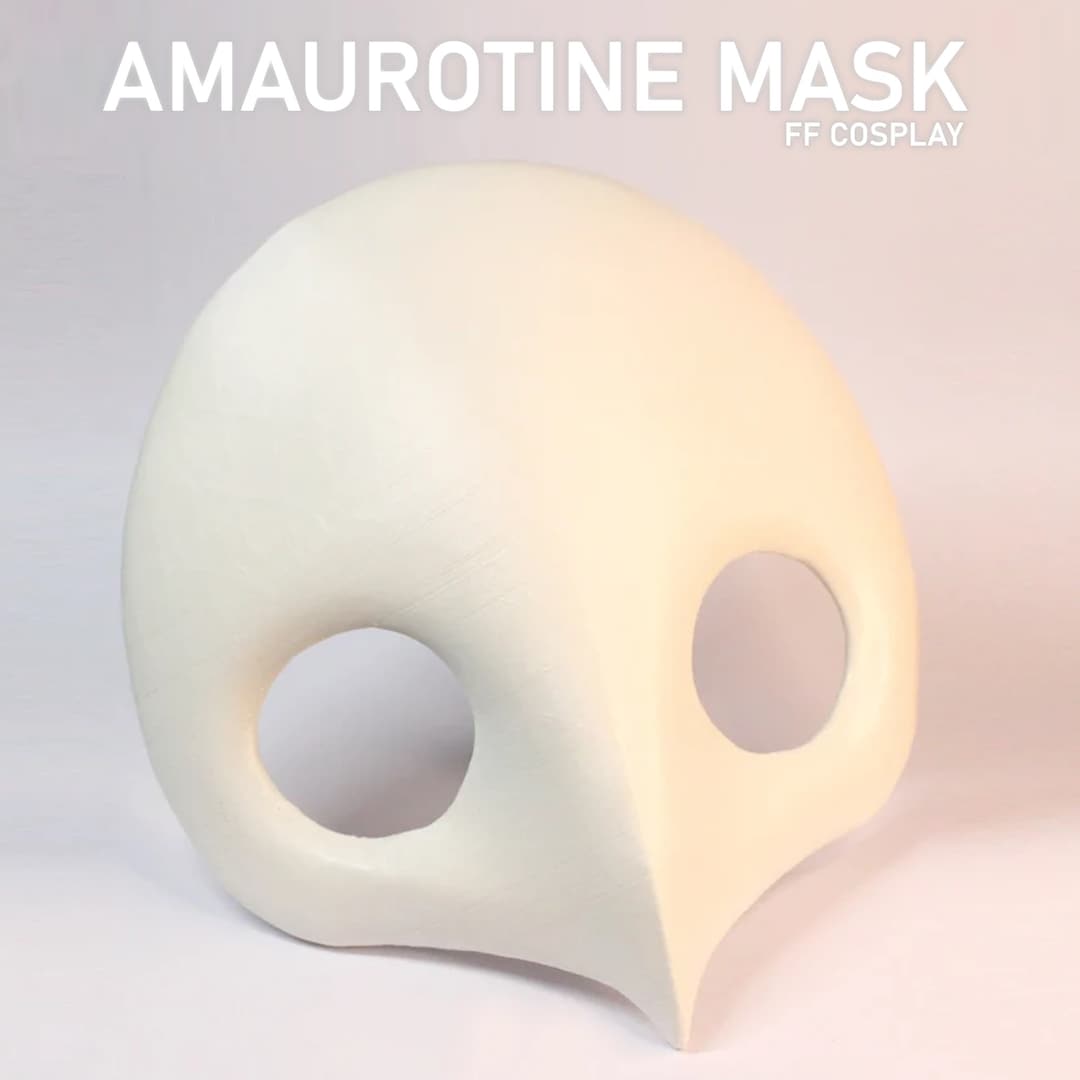 Amaurotine Mask - Cosplay FFXIV With Elastic Strap - Etsy