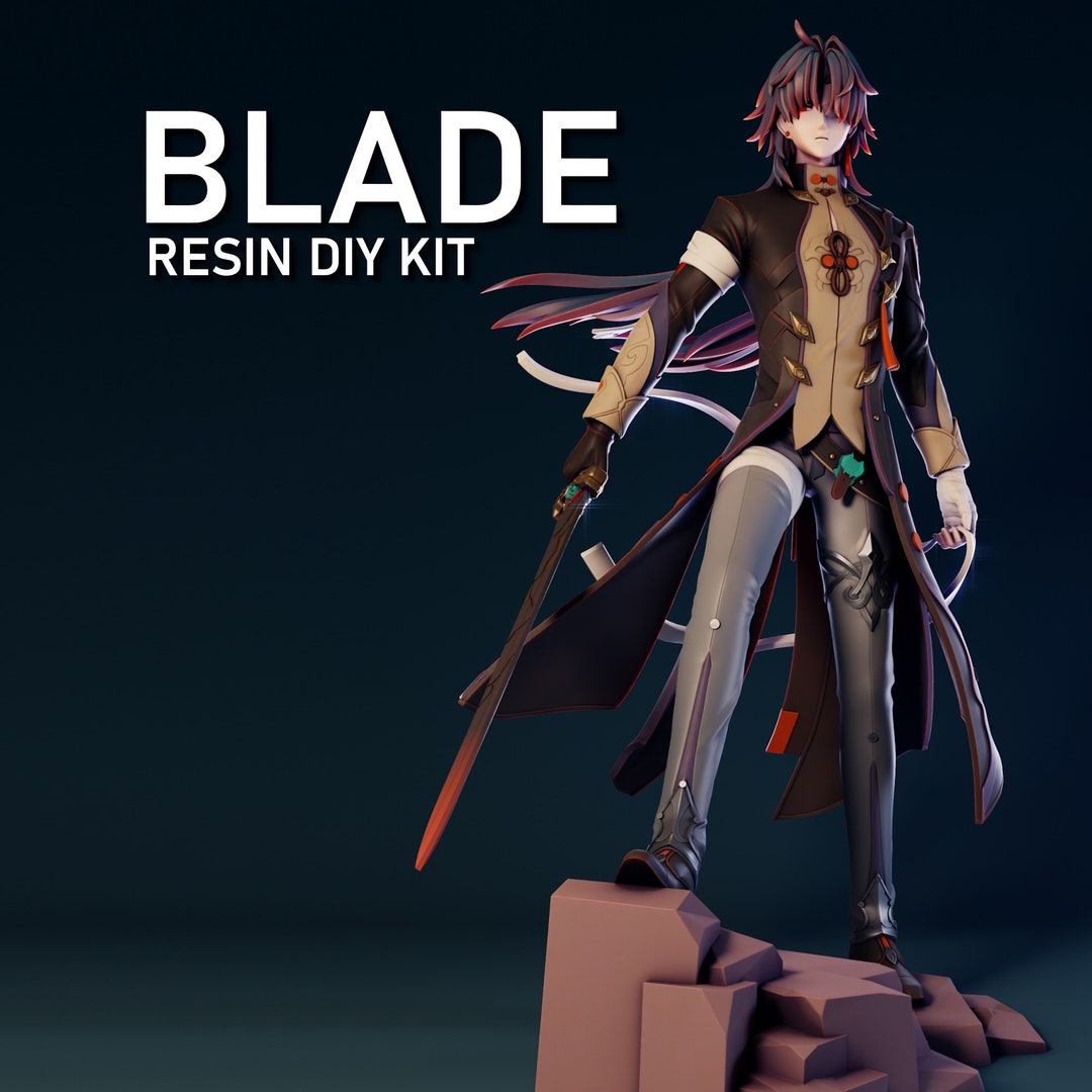 Blade Resin DIY Figure Kit - GRAYWORLDCORP - *UNPAINTED* - Honkai ...