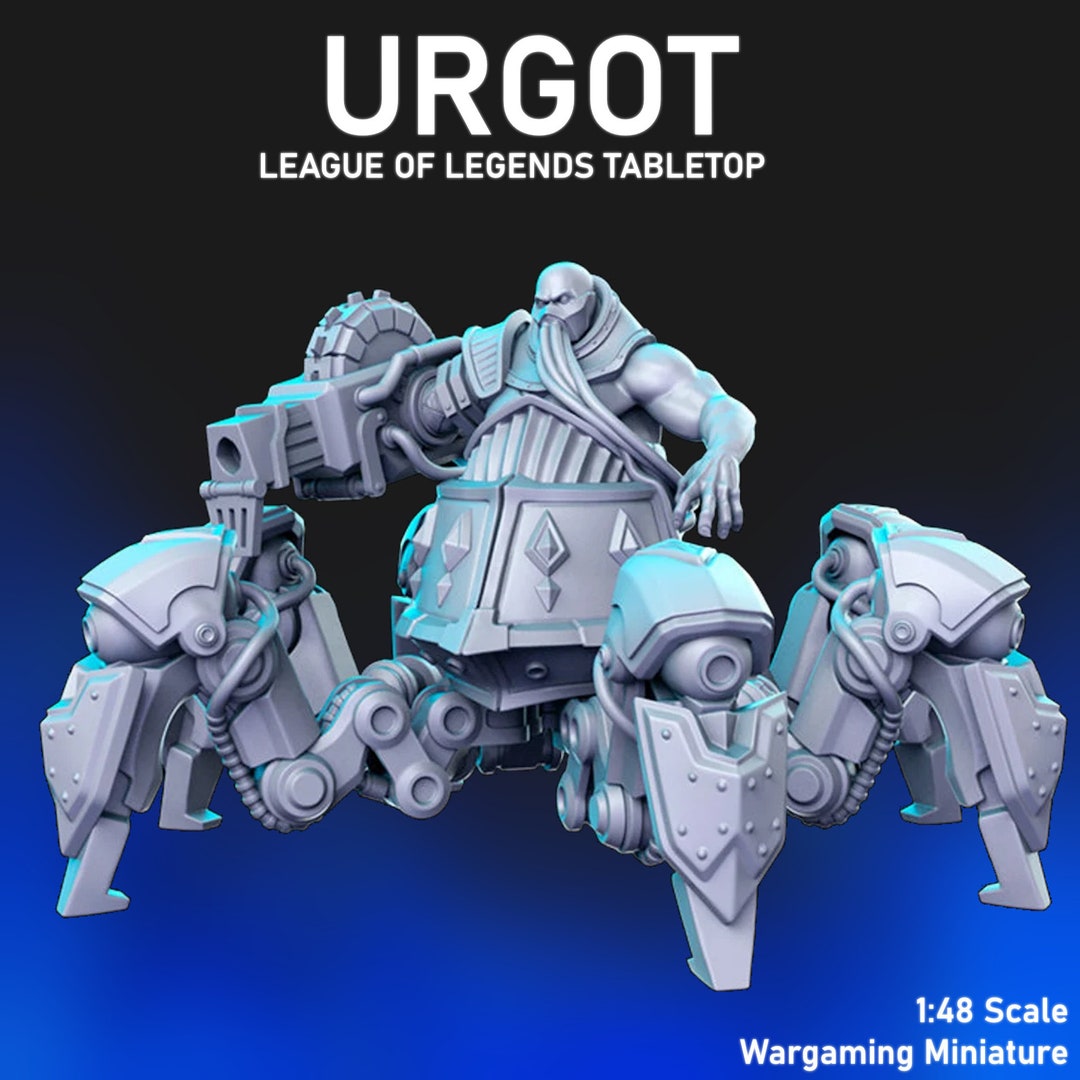 Urgot Miniature (8cm) - RNE Studio - Lol Tabletop Wargaming Figures ...