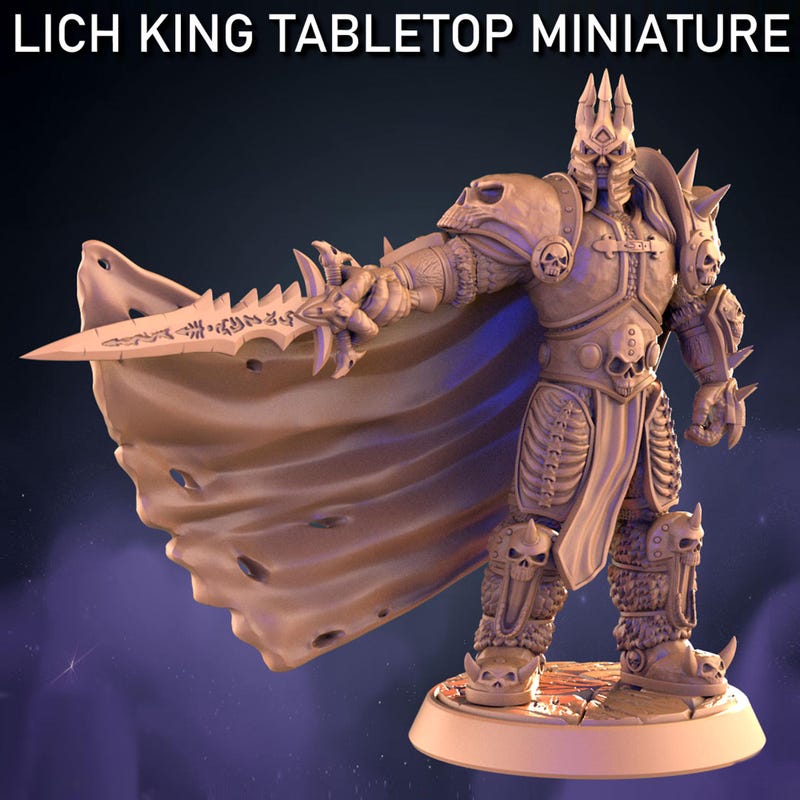 32mm Lich King Miniature - Etsy UK