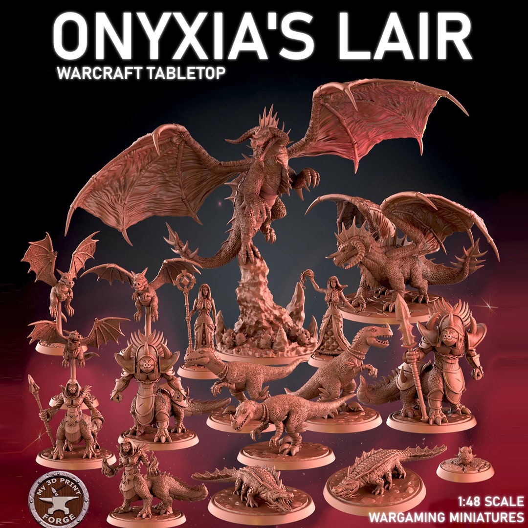 Onyxia's Lair Collection - Tabletop Scale - My3dprintforge - Tabletop Dungeons and Dragons ...