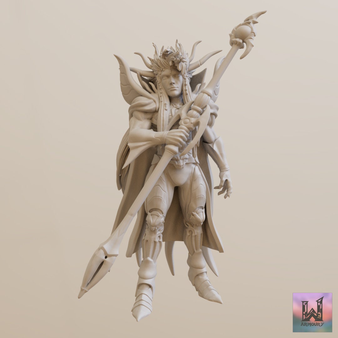 Emperor Mateus 32mm Base Rnestudio FF Style Tabletop RPG Dungeons and ...