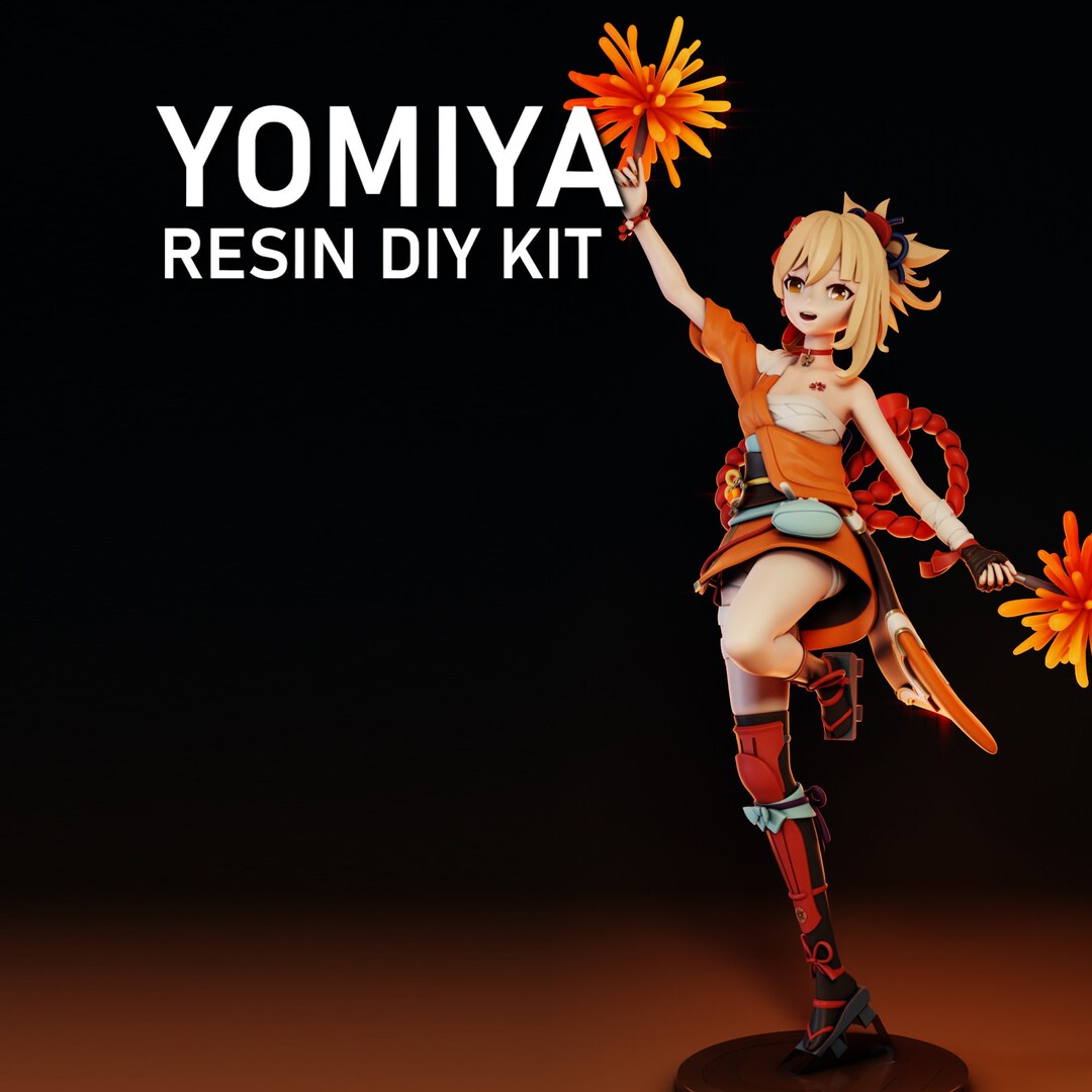 Yomiya Resin DIY Figure Kit GRAYWORLDCORP UNPAINTED Genshin Impact ...