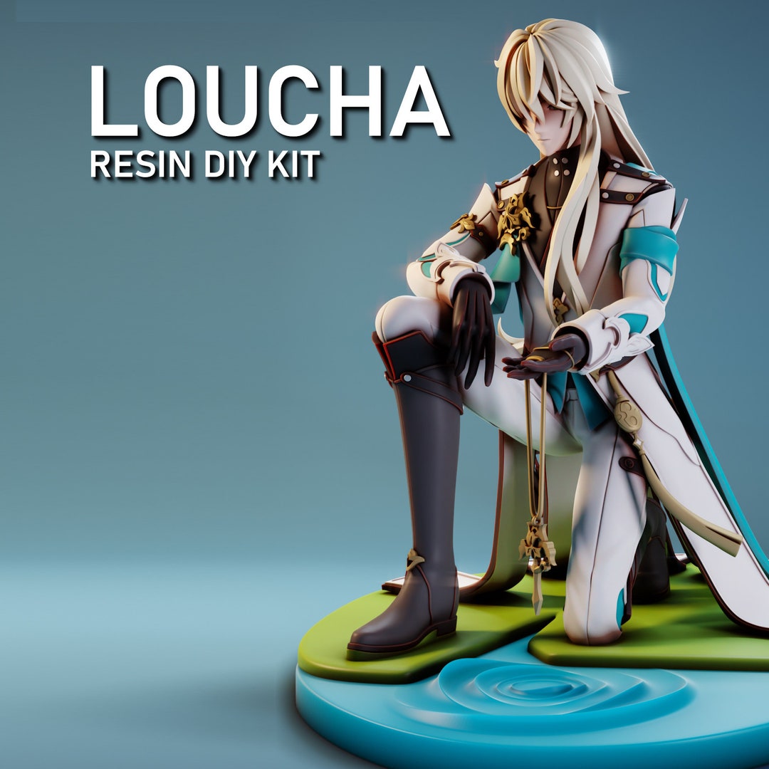 Loucha Resin DIY Figure Kit GRAYWORLDCORP UNPAINTED Honkai Starrail ...