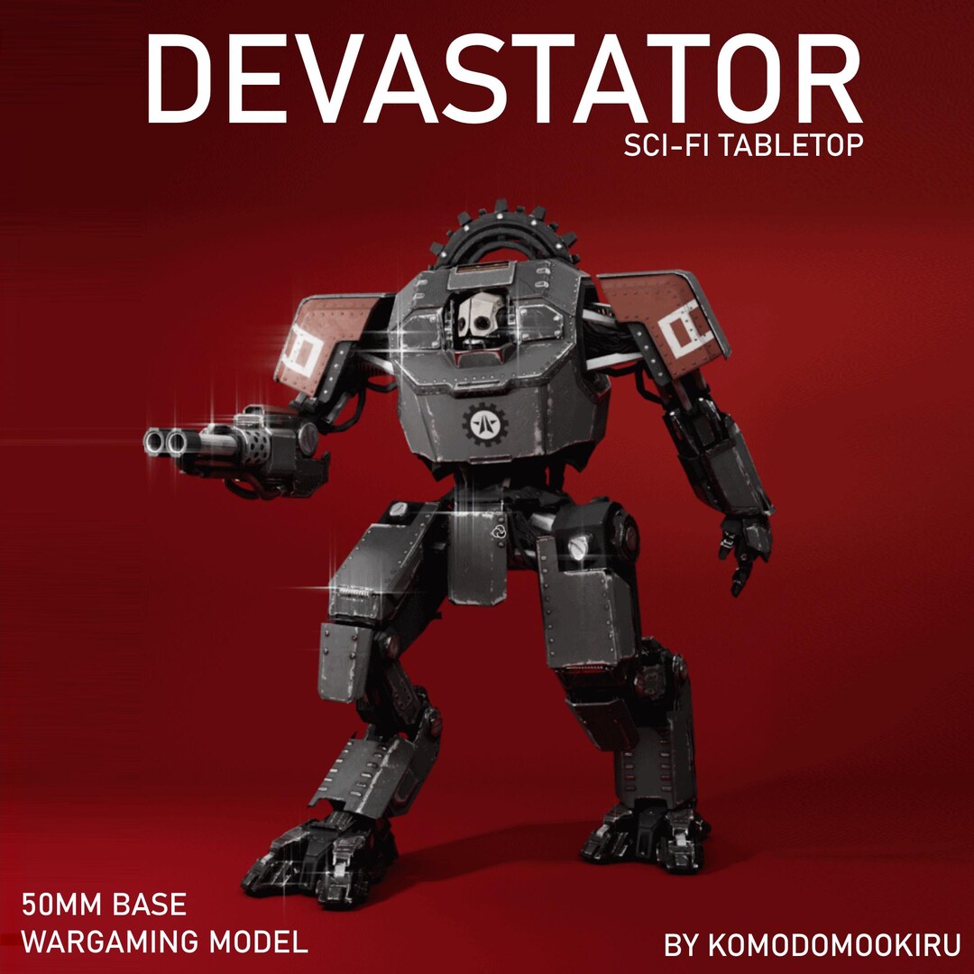 Automaton Devastator Helldroppers Tabletop (50mm Base) - KOMODOMOOKIRU ...