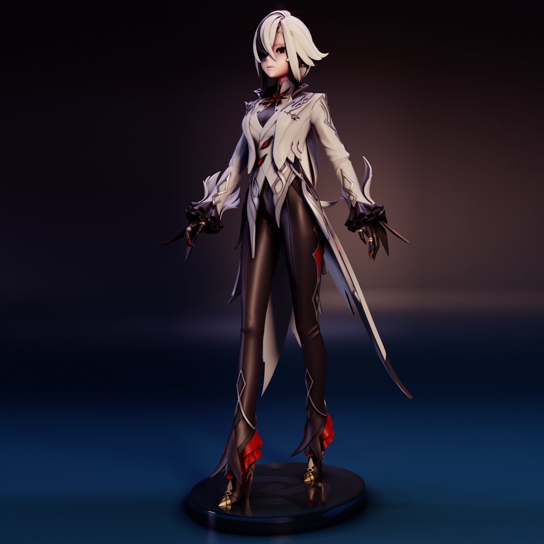 Arlecchino DIY Figure Kit GRAYWORLDCORP UNPAINTED Genshin Impact Style ...