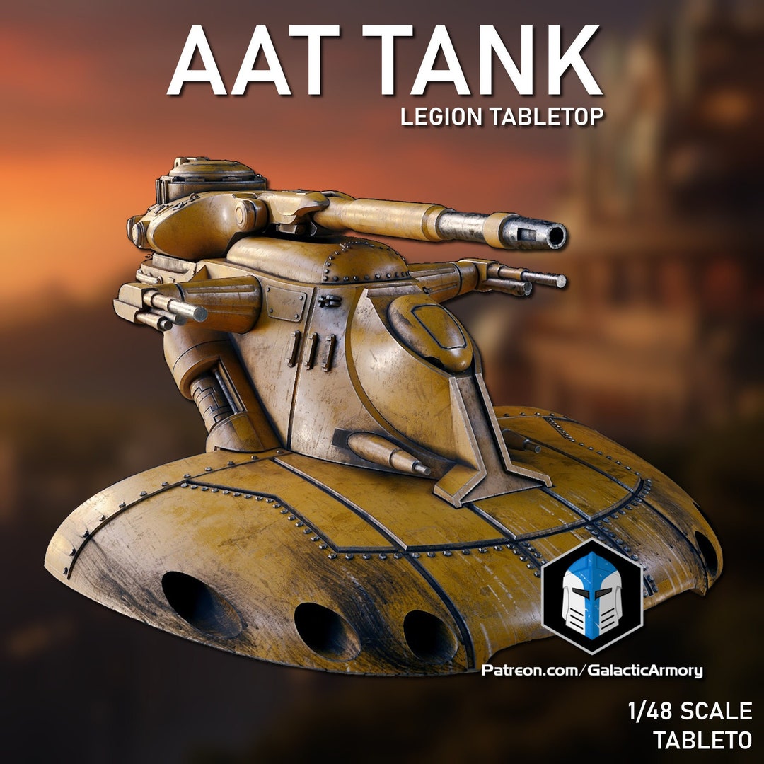 Modelo de tanque AAT Escala de mesa Legion 28 mm Arsenal galáctico ...