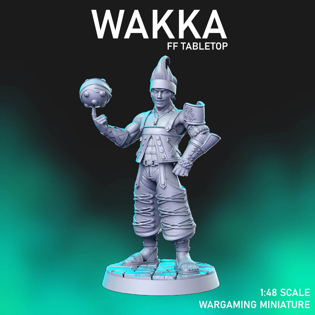 Wakka (32mm Base) - Rnestudio - FF Style Tabletop RPG Dungeons and ...