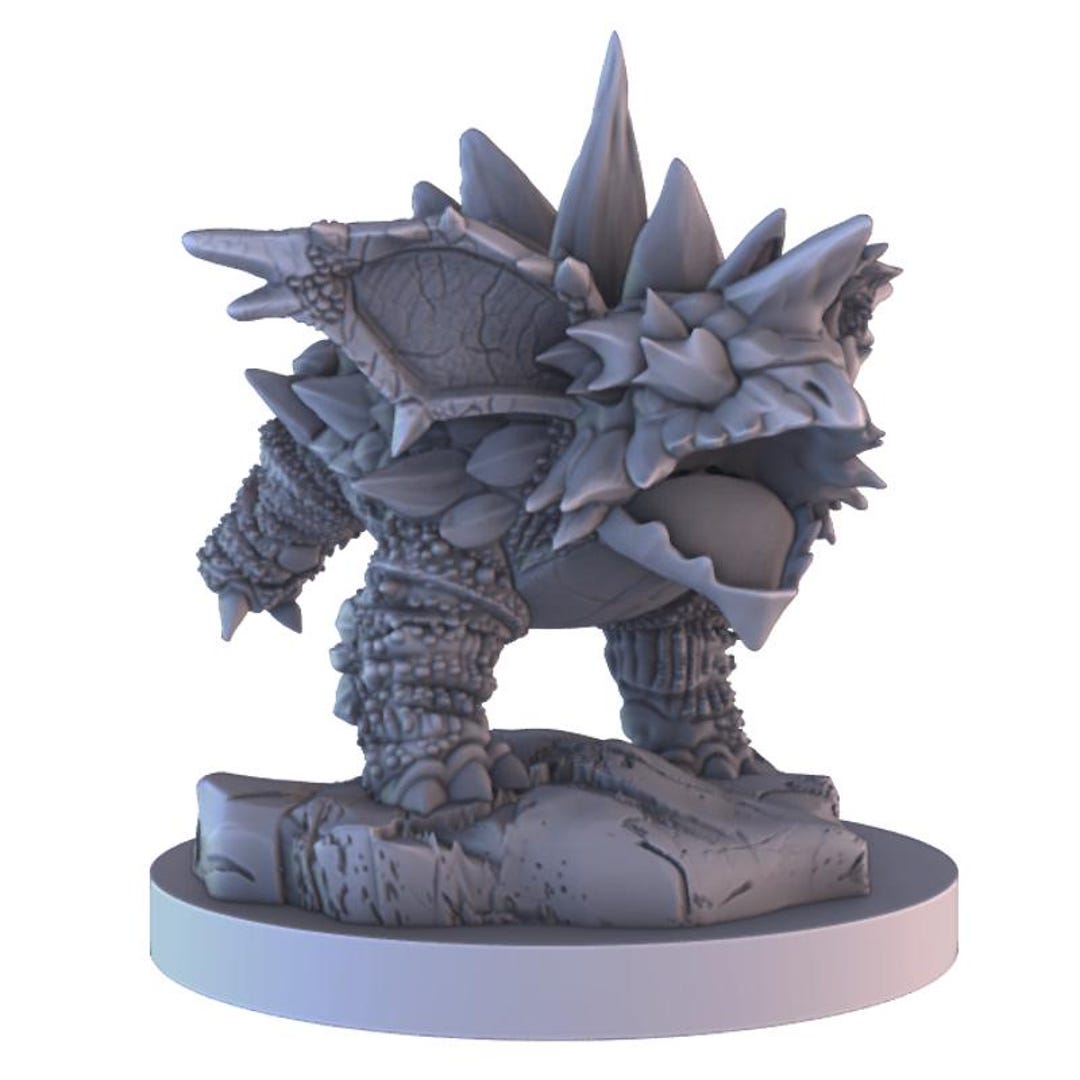 Nidarino - 32mm Base | Kaijumon Dragon Lizard | Realistic Monster ...