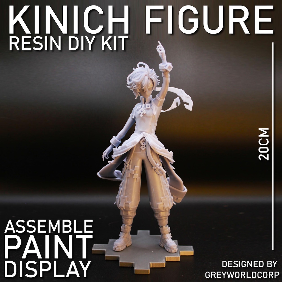 Kinich DIY Figure Kit - GRAYWORLDCORP - *UNPAINTED* - Genshin Impact ...