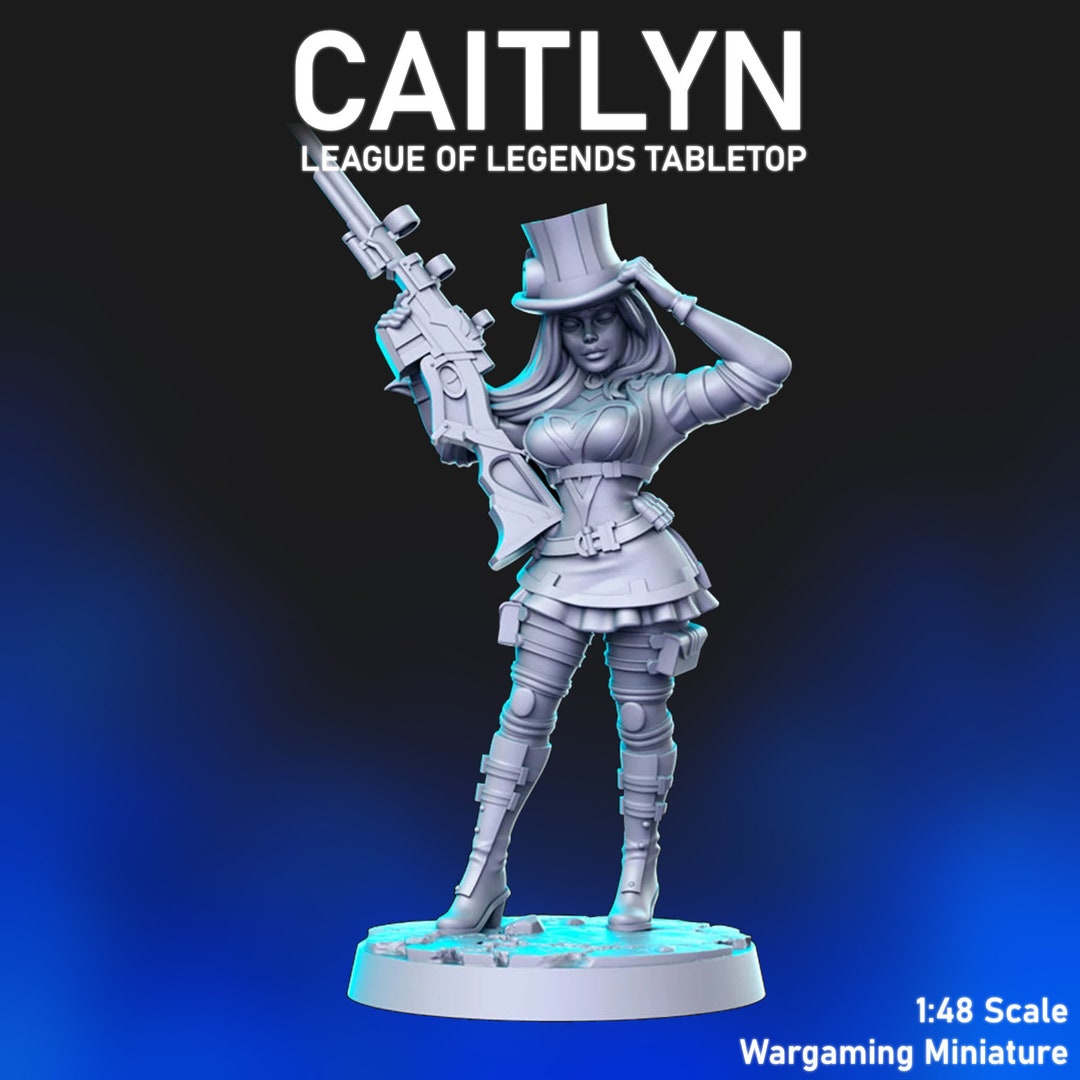 Caitlyn Miniature (32mm Base) - RNE Studio - Lol Tabletop Wargaming ...