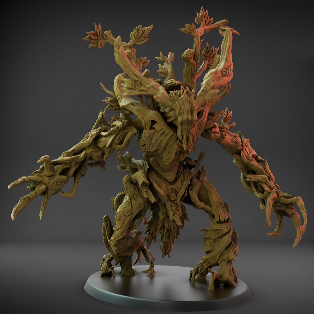 Wild Lord Slasher 105mm Oval Base - Grove Guardians - Claybeastcreation ...