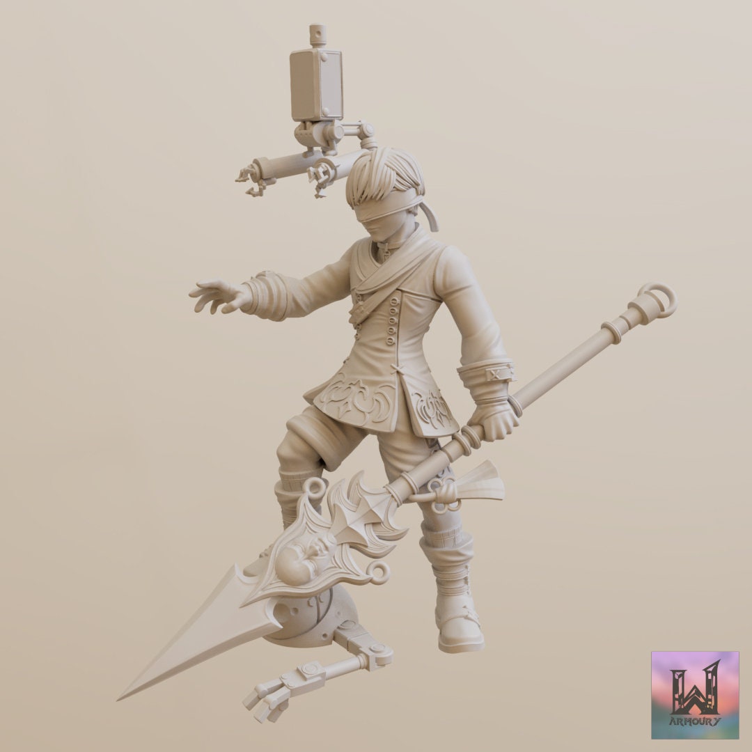 9s 32mm Base Rnestudio Nier Style Tabletop RPG Dungeons and Dragons ...