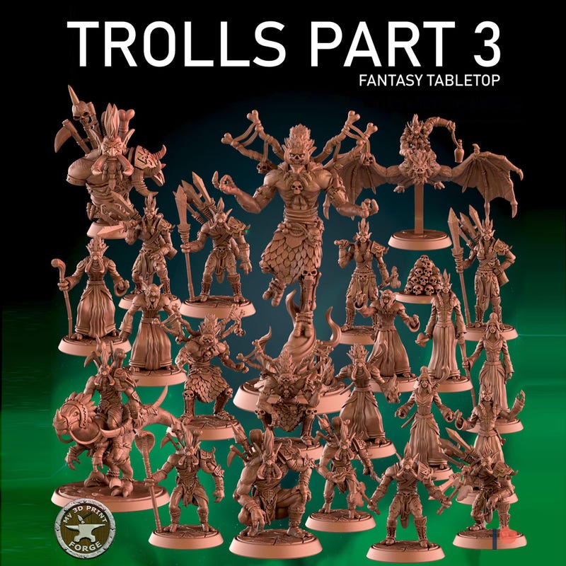 Miniature Troll - Etsy