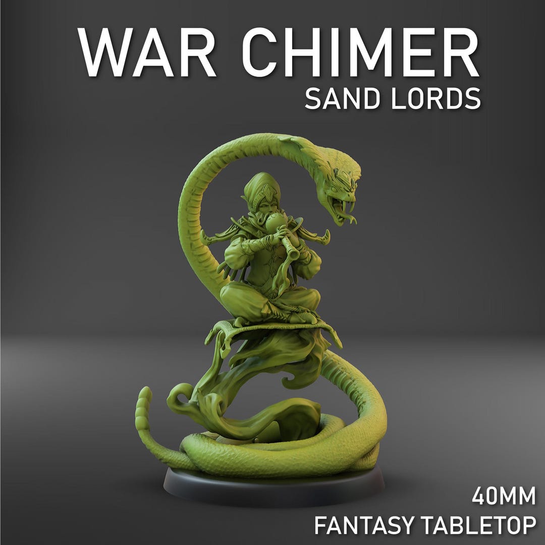 War Chimer - Sand Lords (40mm Base) Claybeastcreation - Tabletop ...