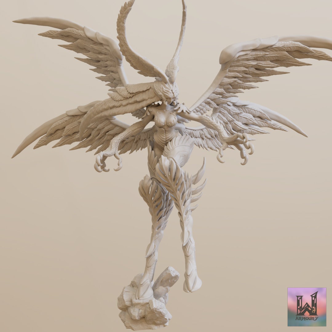 Primal Garuda 15cm Tall Rnestudio Miniature FF Style Tabletop RPG ...