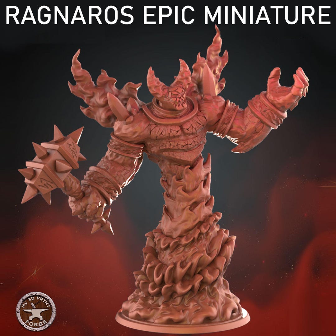 Ragnaros 75mm Base Tabletop Wargaming Miniature - Etsy