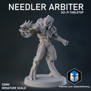 Needler Arbiter Gaming Tabletop Scale Galactic Armory Sci-fi Wargaming Figures - Etsy