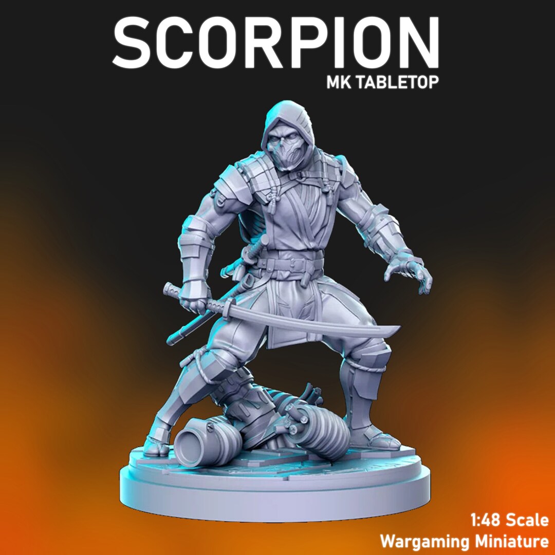 Scorpion (32mm Base) - Rnestudio - MK Style Tabletop RPG Dungeons and ...