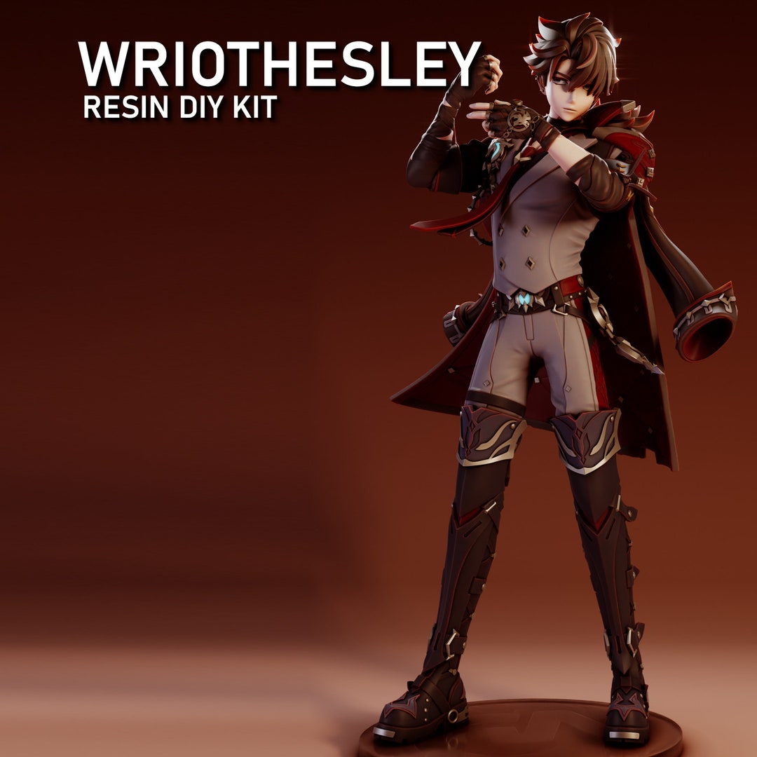 Wriothesley DIY Figure Kit - GRAYWORLDCORP - *UNPAINTED* - Genshin ...