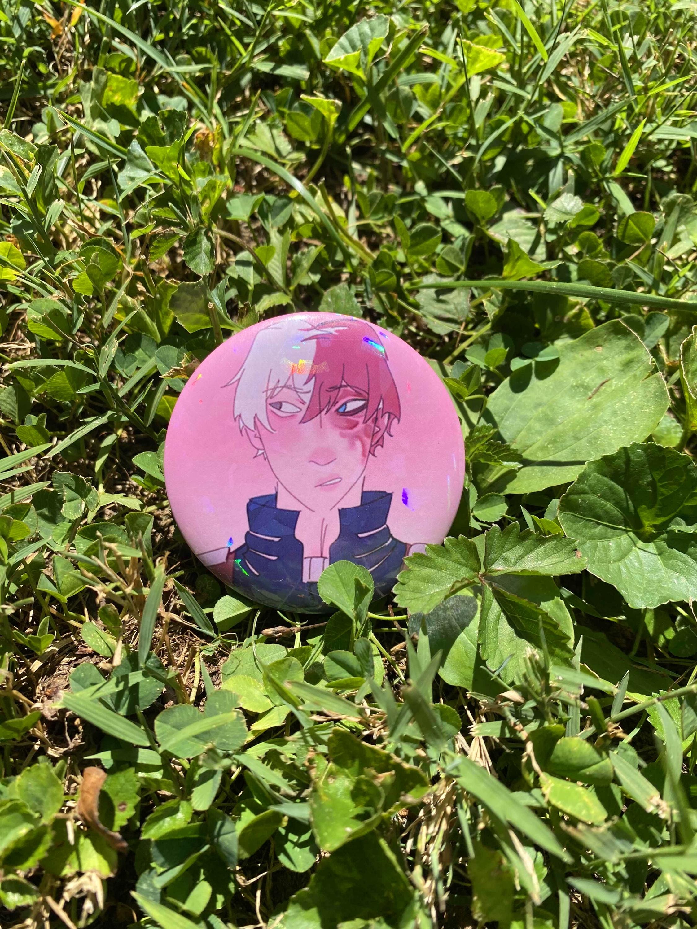 My Hero Academia / Mha Holo Sparkle Button Badge / Pin - Bakugo/deku ...