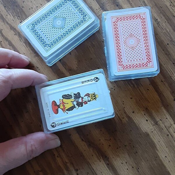 Miniature Playing Cards - Etsy