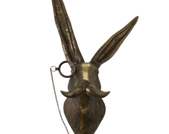 Rabbit Head Wall Decor - Etsy