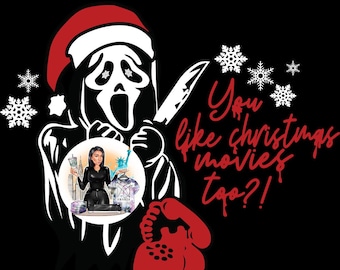 Christmas Ghostface Svg - Etsy