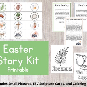 Easter Story Kit Printable | Holy Week | Resurrection Eggs Printables ...