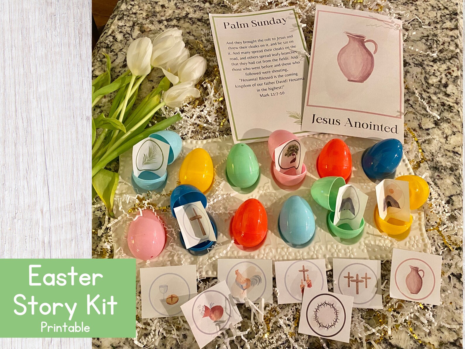 Easter Story Kit Printable | Holy Week | Resurrection Eggs Printables ...
