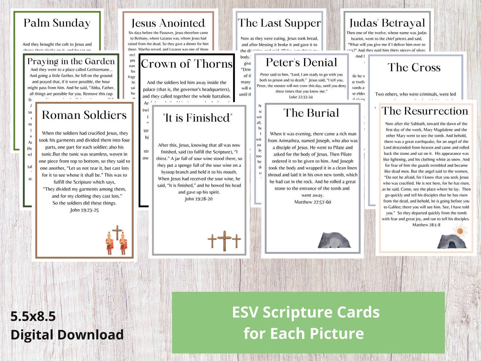 Easter Story Kit Printable | Holy Week | Resurrection Eggs Printables ...