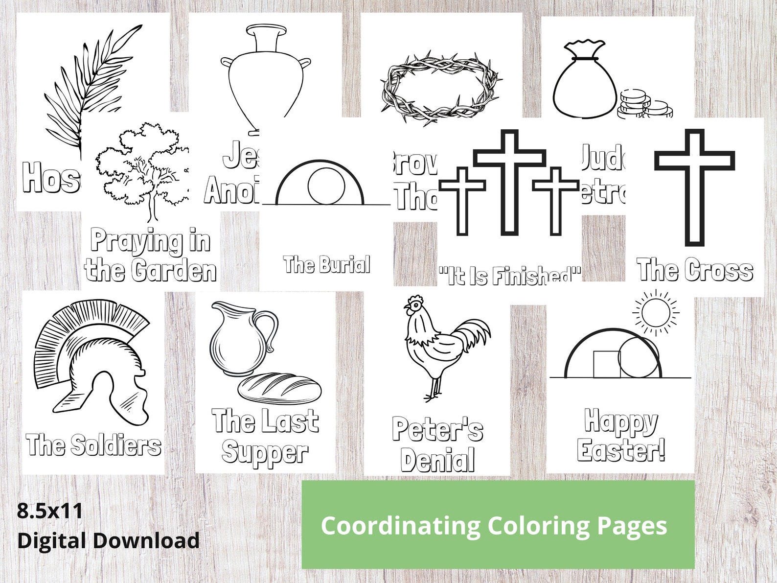 Easter Story Kit Printable | Holy Week | Resurrection Eggs Printables ...