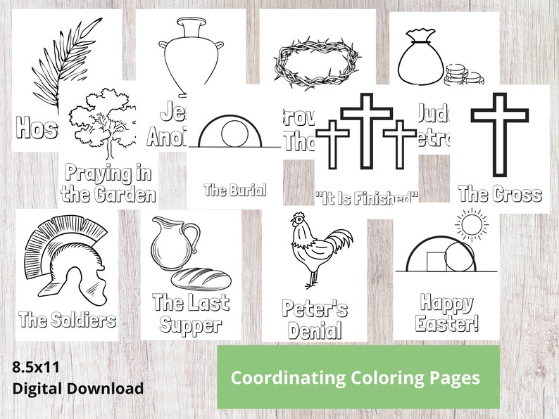 Easter Story Kit Printable | Holy Week | Resurrection Eggs Printables ...