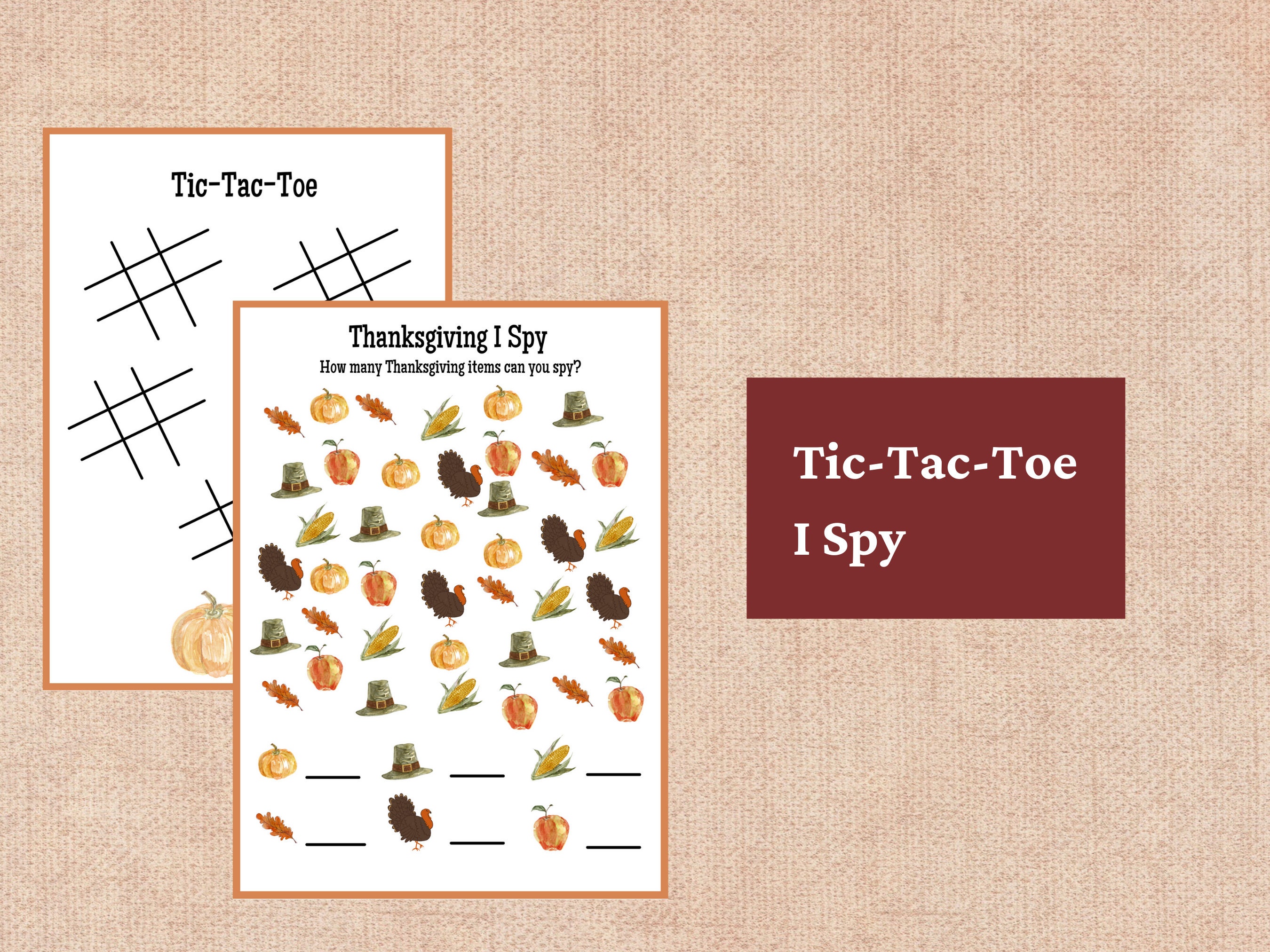 Printable Thanksgiving Activity Bundle Printable Thanksgiving | Etsy