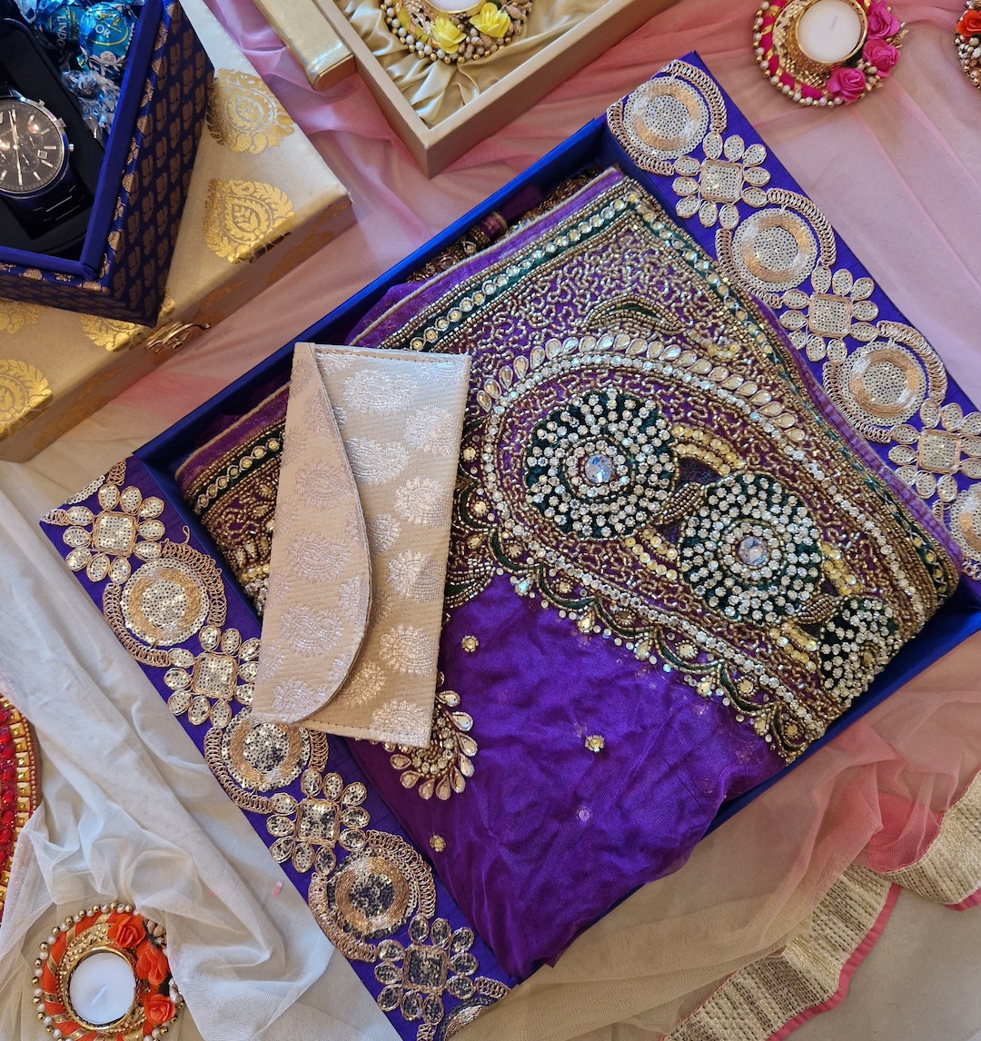 Saree Tray, Chunni Tray, Presentation Tray, Clothing Tray, Indian ...