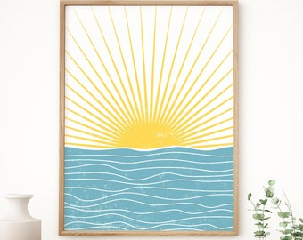 Sunrise Wall Art | Etsy