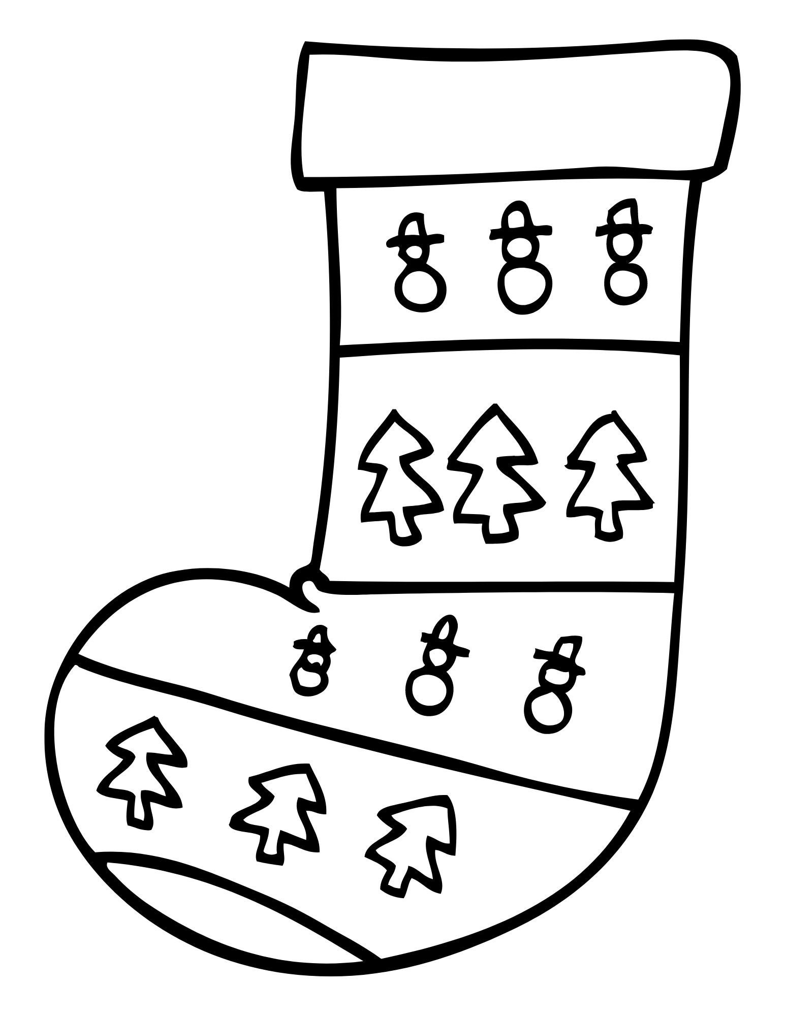 Christmas Stocking Coloring Pages, Kids Activity Book (digital) - Etsy