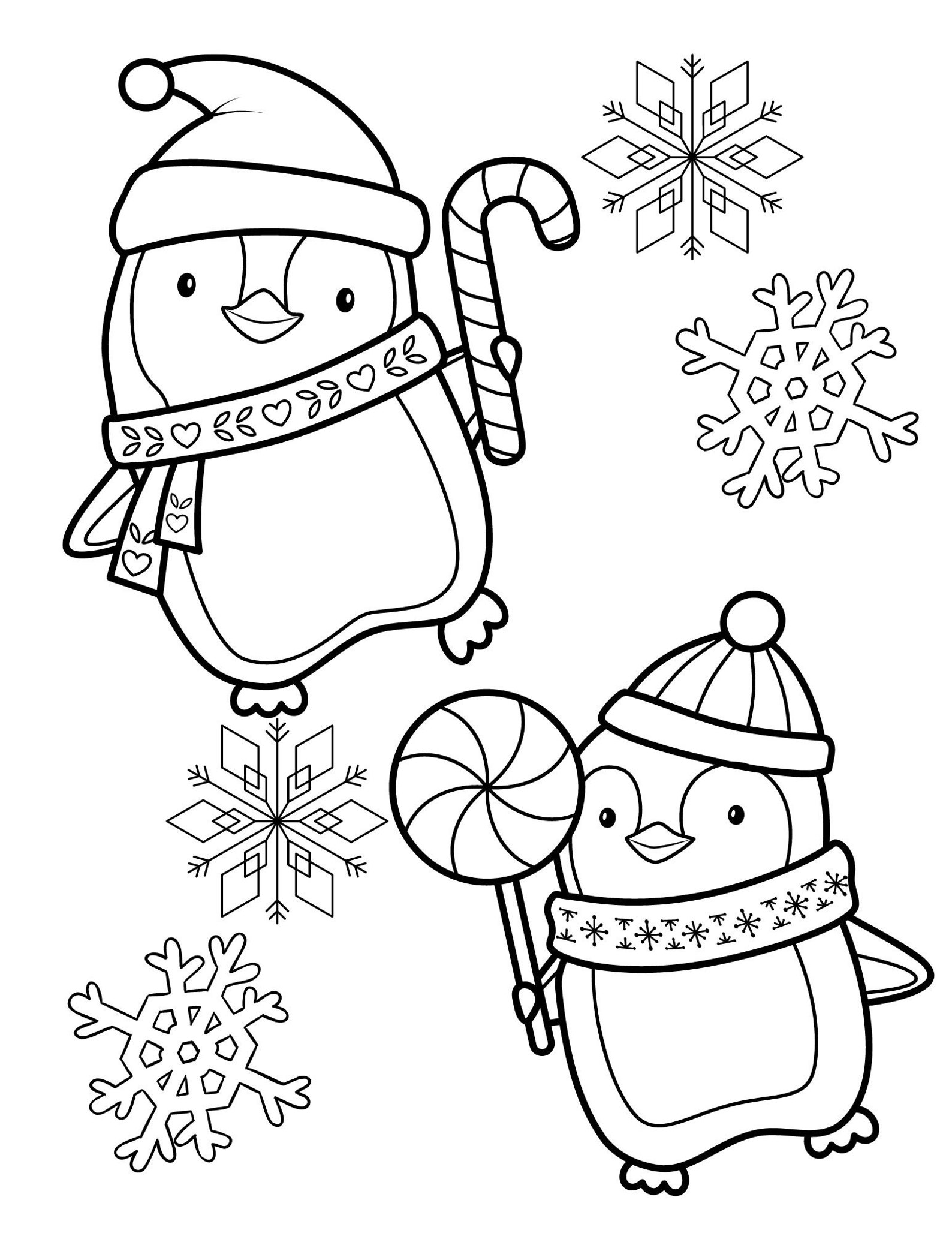 Full Digital Coloring Book, Christmas Coloring Book, Digital Christmas ...