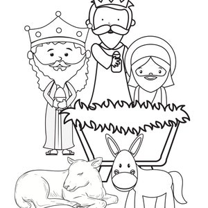 Full Digital Coloring Book, Christmas Coloring Book, Digital Christmas ...