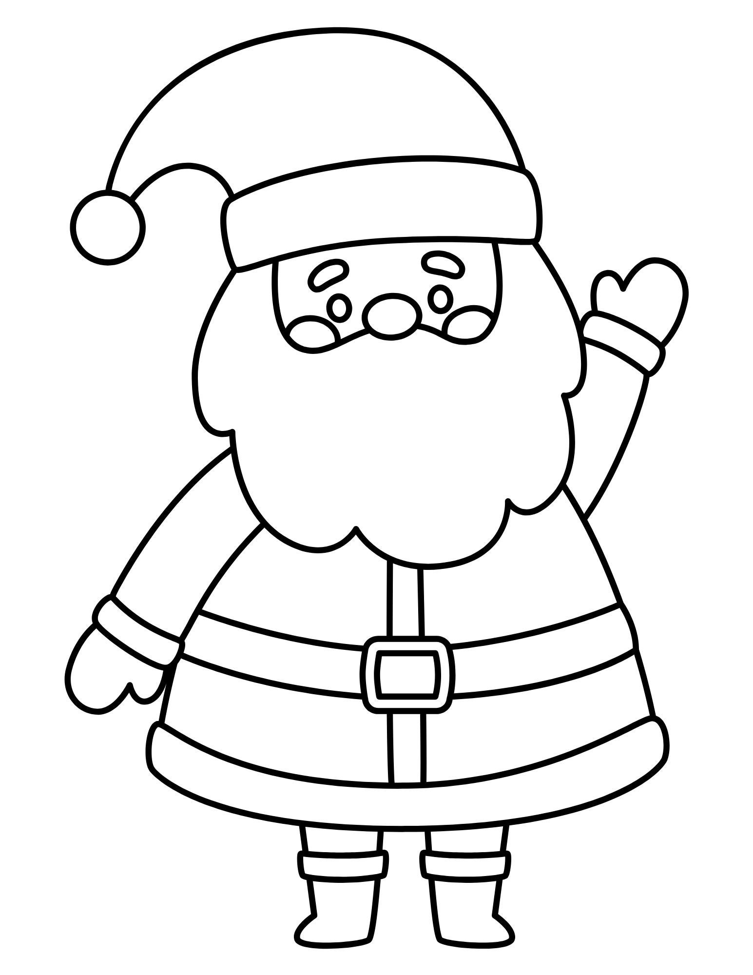 Simple Christmas Coloring Digital Prints, Christmas Coloring Book ...