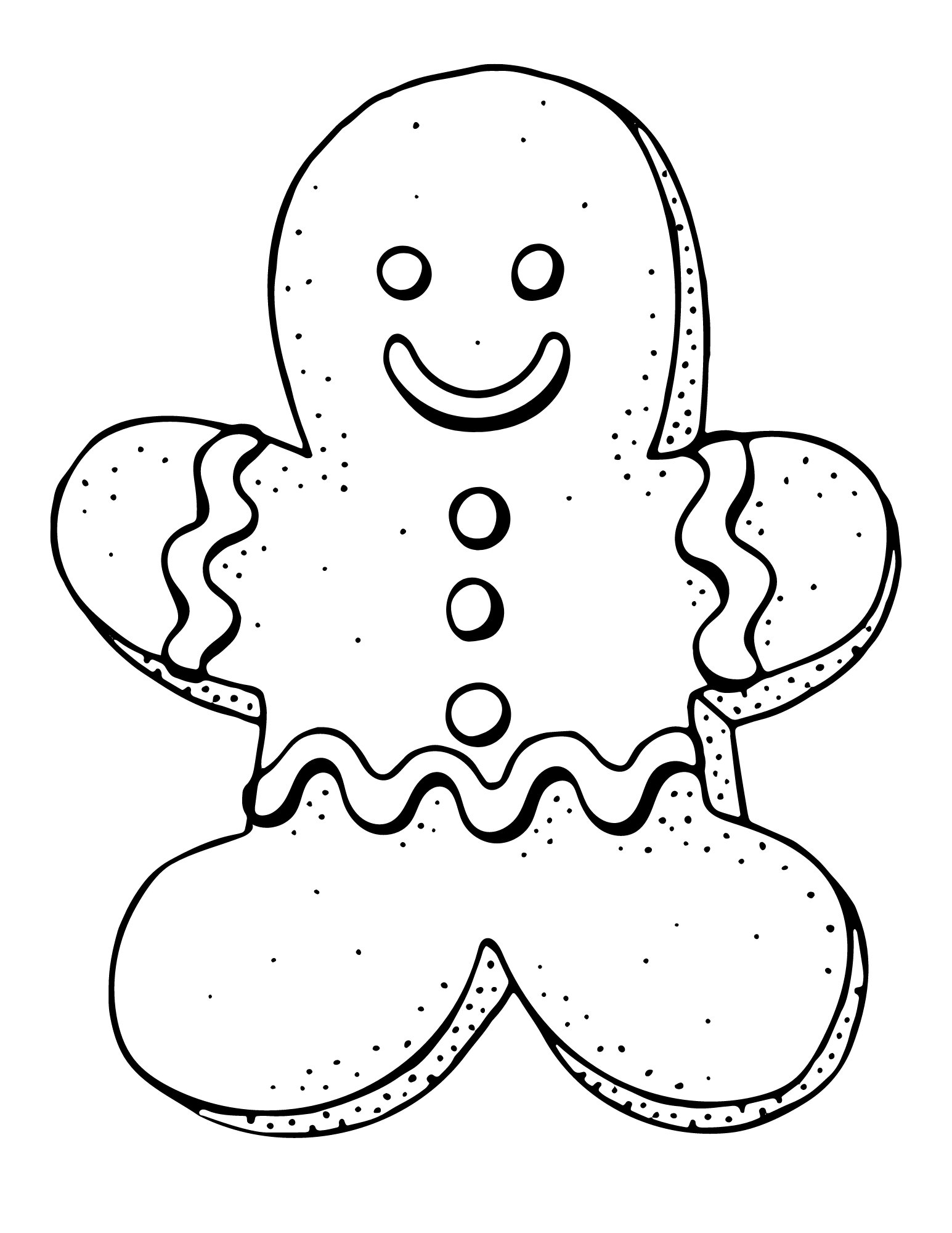 Christmas Coloring Pages: Santa's Favorite Cookies - Etsy