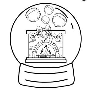 Full Digital Coloring Book, Christmas Coloring Book, Digital Christmas ...