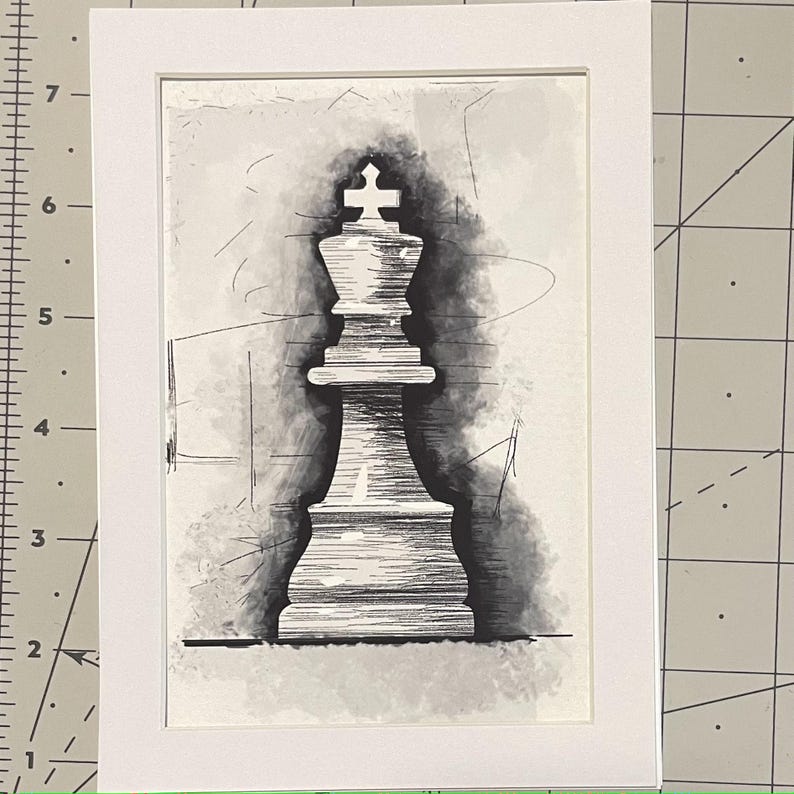 Chess King - Digital Image | Printable | Instant Download - Etsy