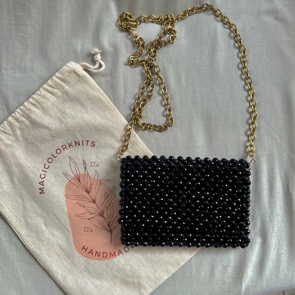 Black Crystal Evening Bags - Etsy